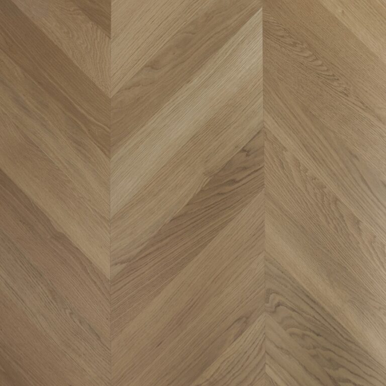 Oak Chevron Premier Unsealed 500 x 100 x 20 mm - The Natural Wood Floor Co