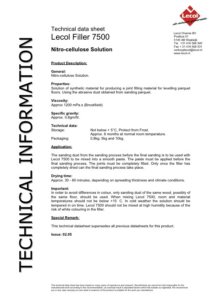 Lecol Filler 7500 5 Kg - The Natural Wood Floor Co