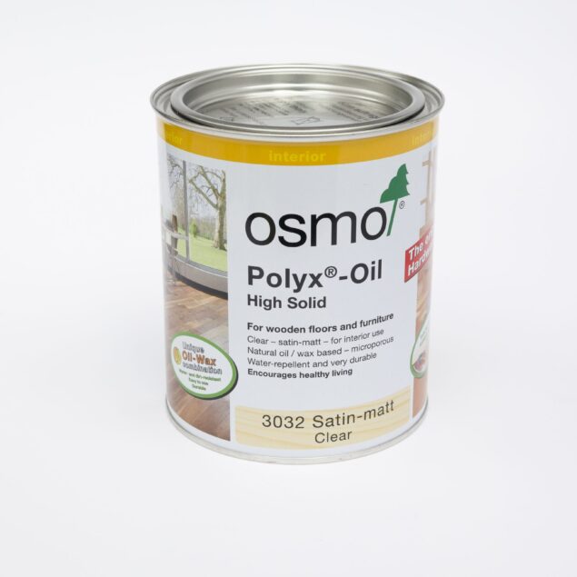 Osmo Polyx-Oil Clear Satin (3032) 2.5 Ltr - The Natural Wood Floor Co